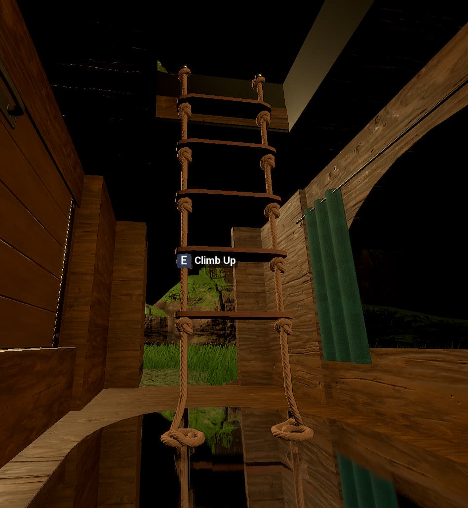 0 17 7 1 Ladders Climbing Component Doesn T Hide Disable Collision