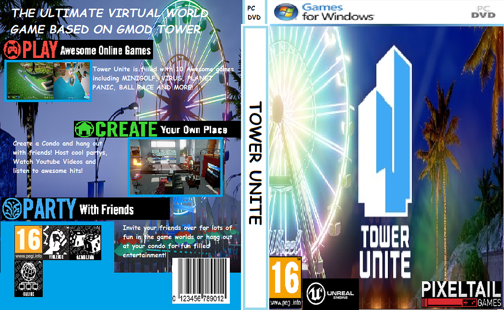 Tower Unite Game Box - Community Showcase - PixelTail Games - Creators ...