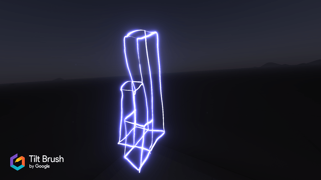 So I tried to remake the tower unite logo in tilt brush - Community ...