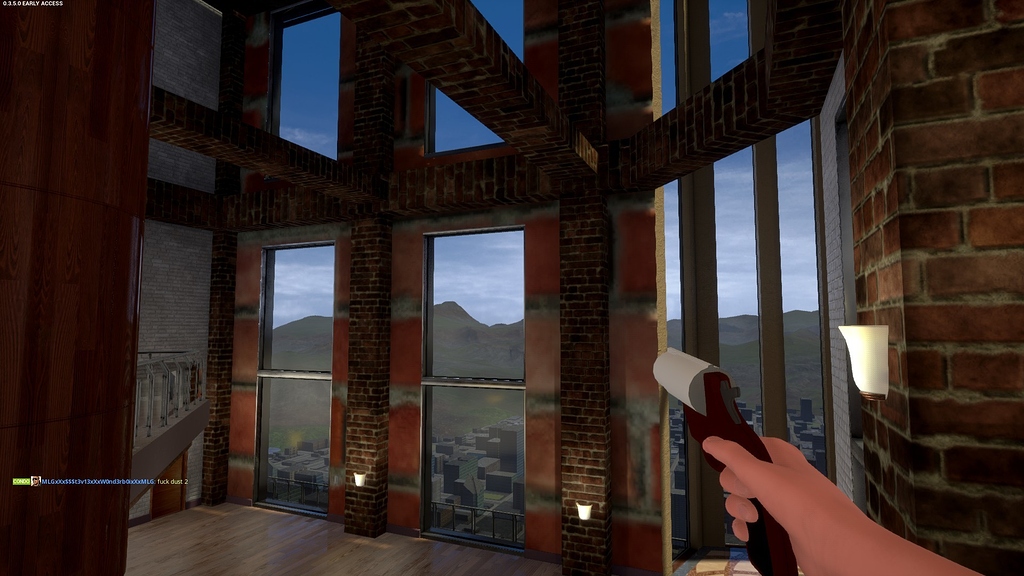 [0.3.5.0] Highrise - Abnormally stretched textures on a wall - Bug ...