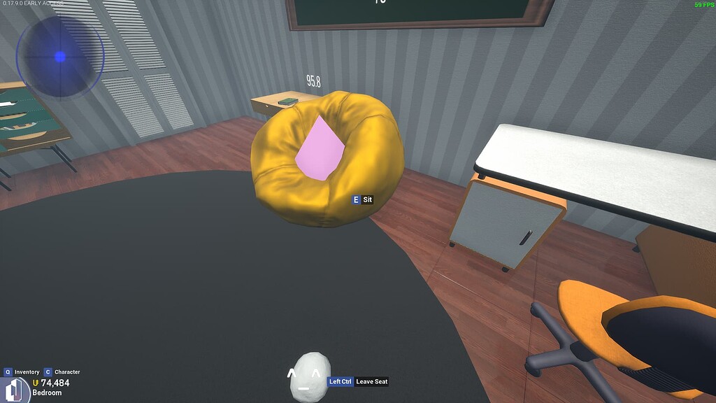 [0.17.9.0] Seat "Eject" IO leaves "[Crouch Key] Leave Seat" on HUD ...