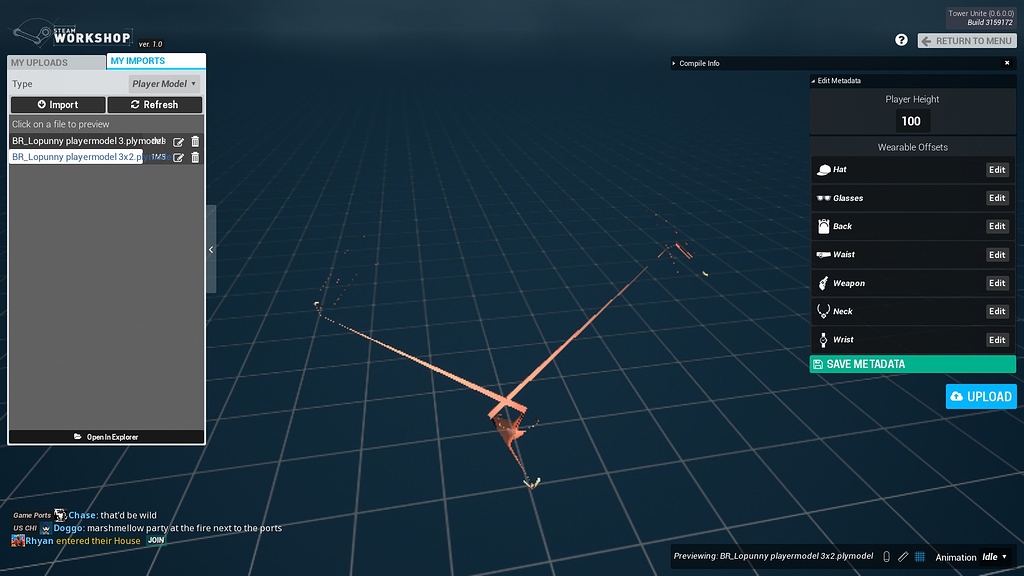 Player model looks jumbled - Workshop Support & Bugs - PixelTail Games ...
