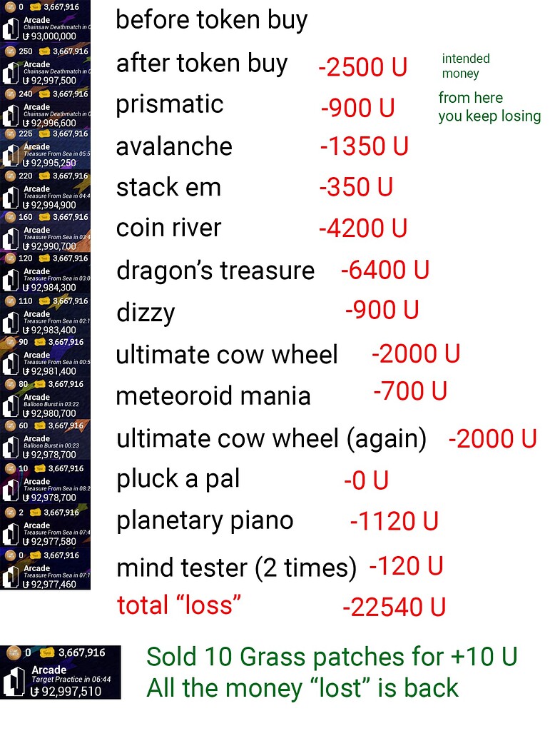 [0.18.8.0] Arcade machines take units off your unit balance visually ...