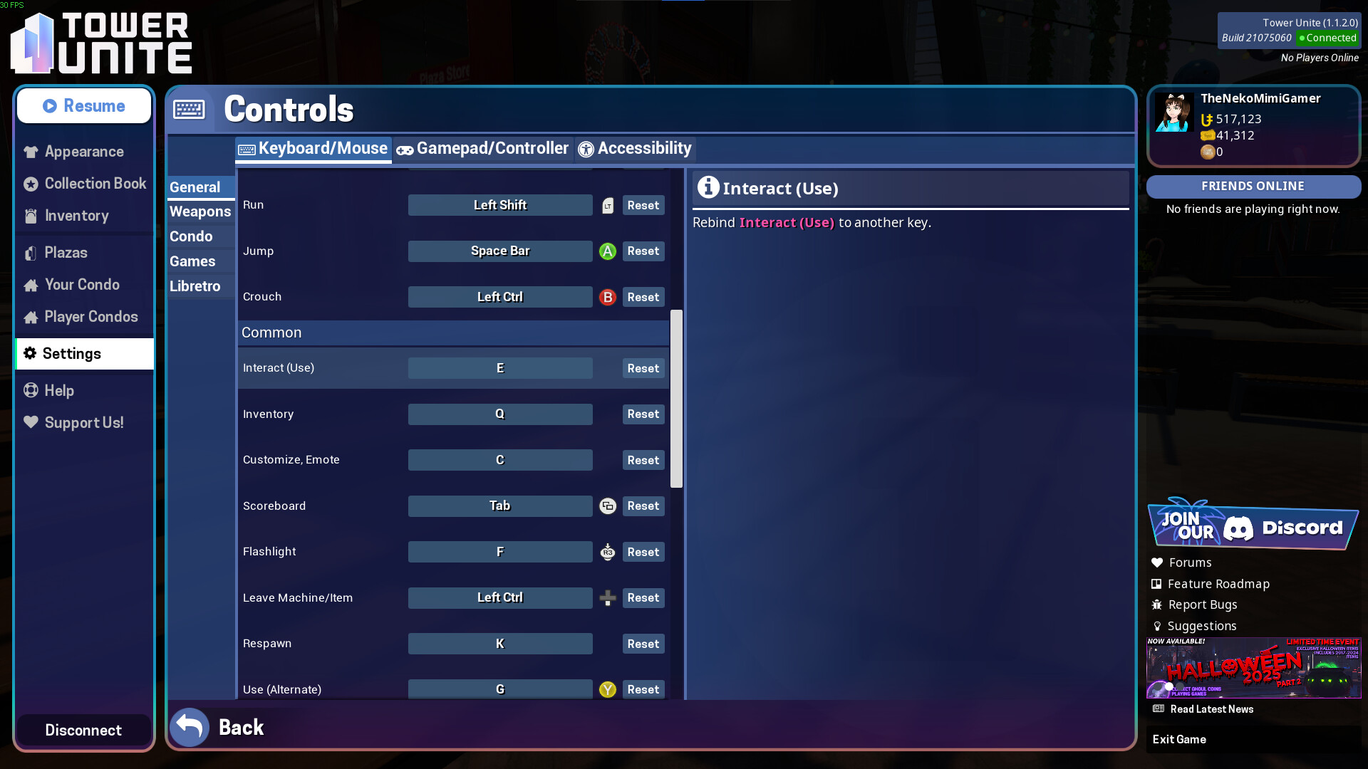 [1.1.2.0] Controller Interact Button May Have Been Unbound - Bug Report ...