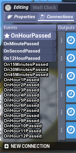 Timezone picker for all time-based items with some more new IO events ...