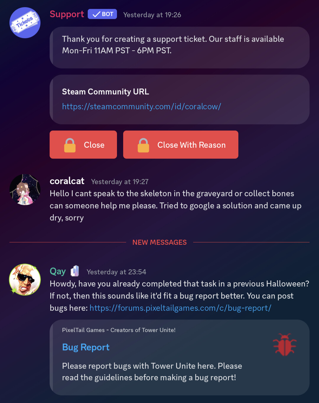 Halloween bone collector quest - Bug Report - PixelTail Games ...